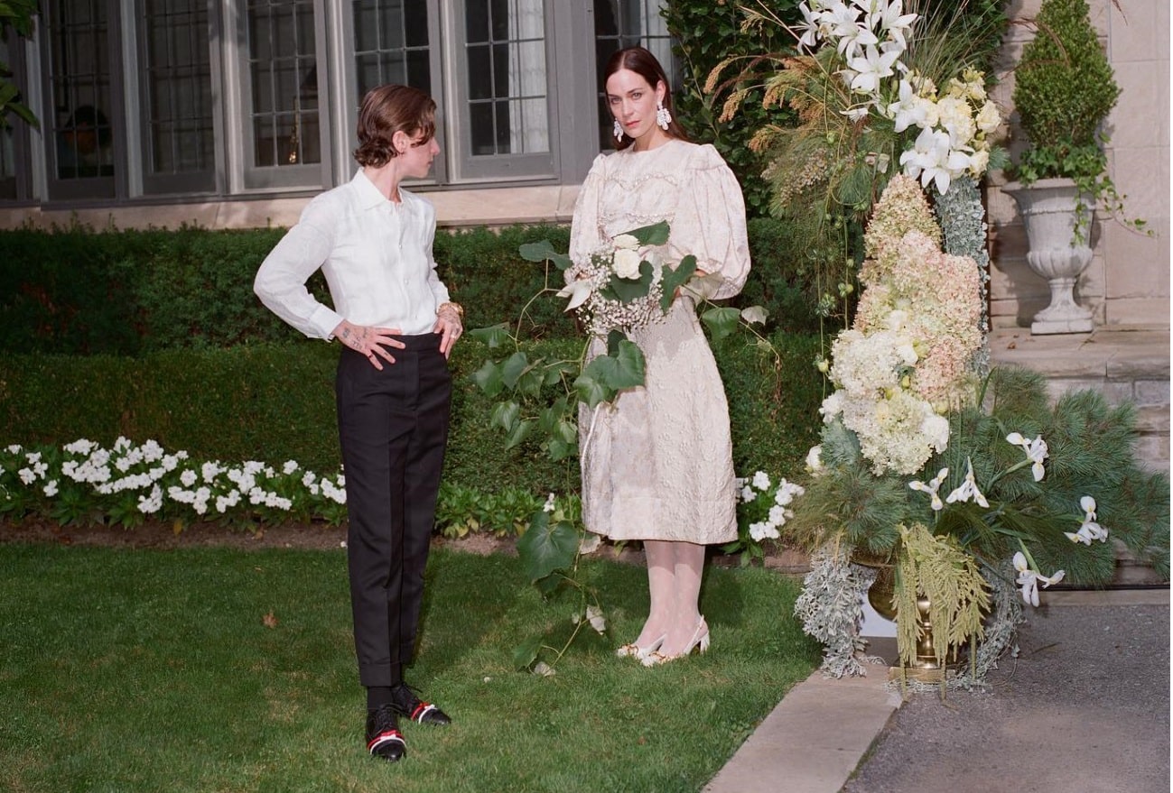 Criminal Intent's Kathleen Munroe's edgy wedding to model wife